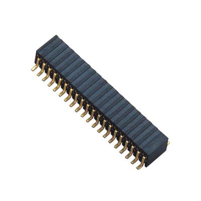 Cina Inserzione laterale doppia 90°DIP H=3.45 ROHS dell'intestazione femminile 2x20 del bronzo fosforoso 1.27mm in vendita