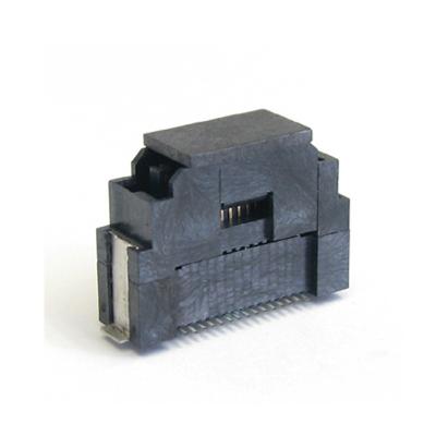 中国 0.8mmピッチのDのタイプに乗る男性のまっすぐなコネクターSMT PA9T UL94V-0板 販売のため