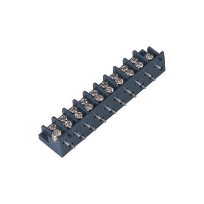 Cina i blocchetti terminali di 7.62mm scelgono l'ottone placcato Sn del nero 25%GF UL94V-0 di fila PA66 in vendita
