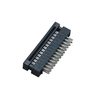 Cina 1,27 ottone materiale ROHS del contatto libero del campione del nero 30%GF dell'incavo PBT della immersione del perno del passo 14 in vendita
