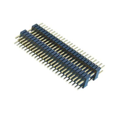 中国 NIに二重列Pinヘッダーのコネクター1.27*2.54mm真鍮H 2.5 6 AuかSn 販売のため
