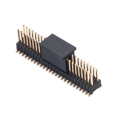 中国 NIに二重列Pinヘッダーのコネクター1.27*2.54mm真鍮H 2.5 6 AuかSn 販売のため