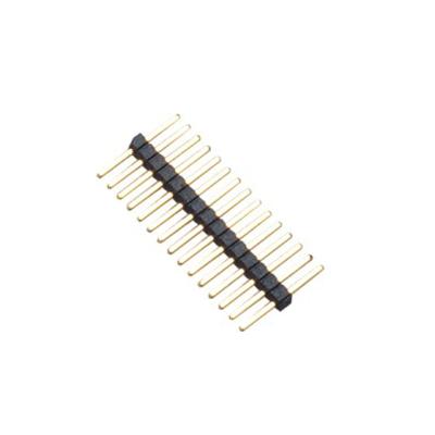 Cina flash d'ottone dell'oro di FILA di 1.0mm singolo GF di SMT di Pin dell'intestazione del connettore doppio in vendita