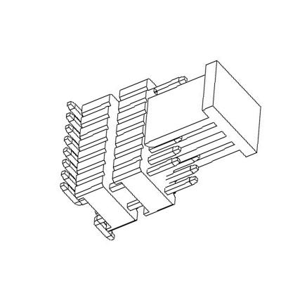 Cina plastica del doppio di fila del connettore H=1.0mm SMT Doul dell'intestazione di Pin di 1.27mm in vendita
