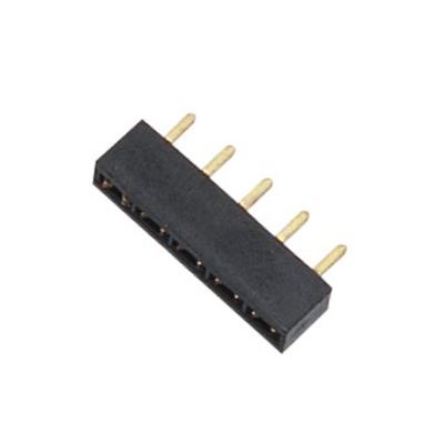 China 2,0 PRETO reto H=4.3 fileira fêmea PA9T do conector do encabeçamento da única forte à venda