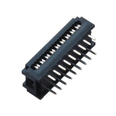 China Preto sel.1U de bronze” Au/Ni do conector PBT da tomada do MERGULHO do passo de WCON 2.54mm. bandeja que embala UL94V-0 à venda