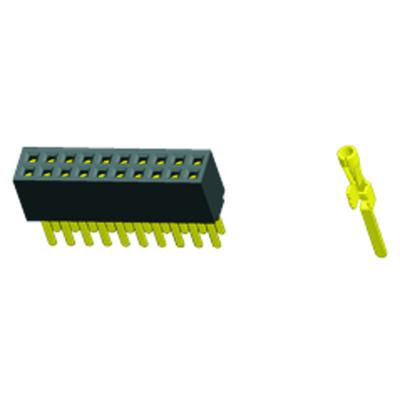 China de Vrouwelijke Kopbal PA9T UL94V-0 2,54 van 2 * 9P-PCB de Kopbalschakelaar van de Hoogte Vrouwelijke Speld Te koop