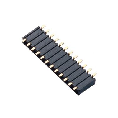 China ﹣ Doble de espaciamiento 40℃ de SMT del tablero del PWB de la fila del conector 2,54 femeninos del jefe a +105℃ en venta