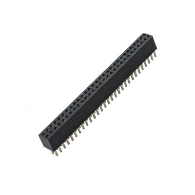 Cina Intestazione di WCON 1.27mm intorno alla manica di Pin Header Female 10 Pin Anti Vibration With Brass in vendita