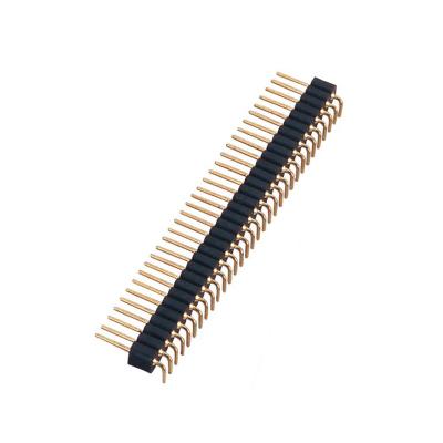 Cina Intestazioni rotonde 1*22P 180°DIP di WCON 2.0mm Pin Header Connector Single Row in vendita