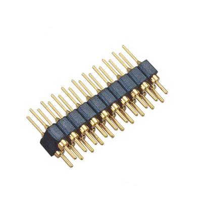 China WCON 2,54 mm om het Rechte PPS Messing H=3.0 Mm L=10.0 Zwarte ROHS van Pin Header Te koop