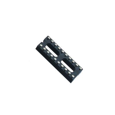 Cina Intestazione rotonda H=3.0, del perno della IMMERSIONE dell'incavo di WCON 2.54mm IC fila L=7.43 del passo 7,62 ROHS nero in vendita
