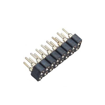 Китай WCON тангаж 2,54 mm вокруг цвета ROHS черноты строки H=3.0 заголовка Pin двойного продается