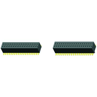Cina doratura femminile dei semi del connettore dell'intestazione di interpolazione ambientale di 1.27mm 2*13P SMT in vendita