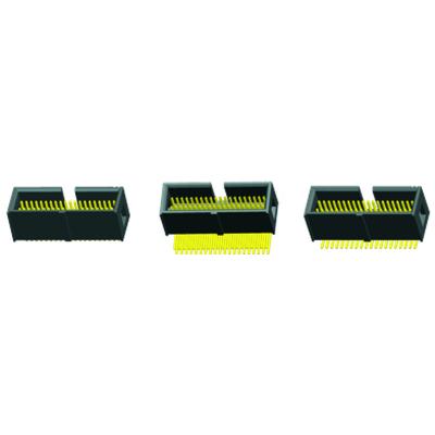 China tensão de Withstand reta 500V do conector do encabeçamento da caixa da placa do PWB da inserção de 2.54mm AC/DC à venda