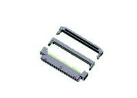 China IDC Socket Connector 2.00mm With Ramp Locking PBT Black  Spring TYPE ROHS for sale