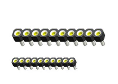 Cina WCON 2,54 millimetri intorno alla lunghezza 8.3mm ROHS nero di Pin Header Singer Row 180°DIP H=3.0 PPS in vendita