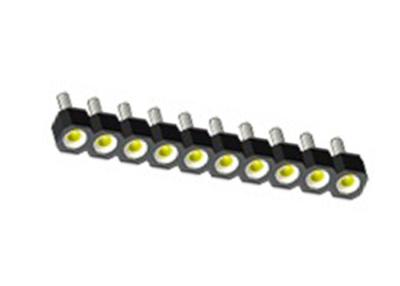 Cina WCON 2,54 millimetri intorno alla lunghezza 8.3mm ROHS nero di Pin Header Singer Row 180°DIP H=3.0 PPS in vendita