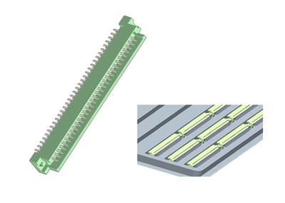 Cina Baccano maschio grigio diritto 96Pin del PWB della IMMERSIONE PBT del connettore europeo 41612 2.54mm ROHS in vendita