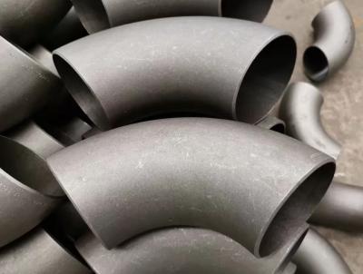 China grados de acero ASME pulido con chorro de arena codo B16.9 de carbono de 3.91m m 90 180 grados en venta