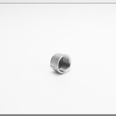 China F304L Steel Screwed Pipe Fittings Cap NPT For Chemical Engineering Industry for sale