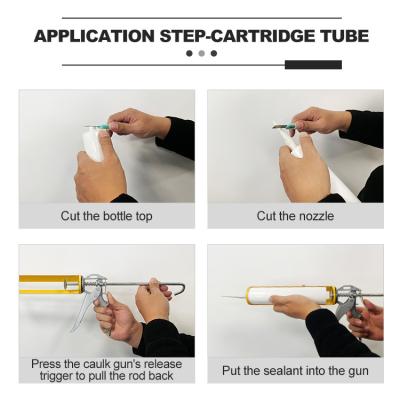 China 300ml Cartridge Mixture MH996 Ms Sealant No Shrinkage Multi-purpose Modified Silane MS Structural Adhesive Silicone Sealant for sale