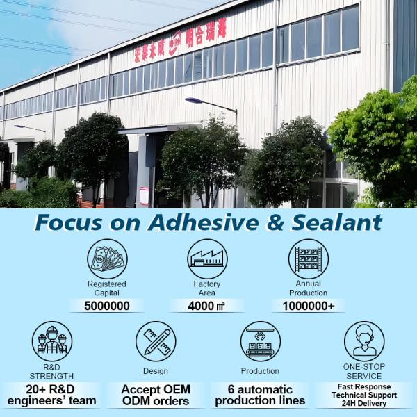 Quality Colorless MH988 Acid Sealant GP Acetic Neutral Glass Roof Silicone Sealant for sale