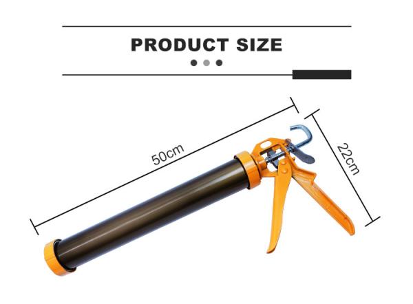 Quality Plunger Type Ratchet Rod MH Sealant Gun For Aluminum Barrel Caulking Gun And Pu for sale