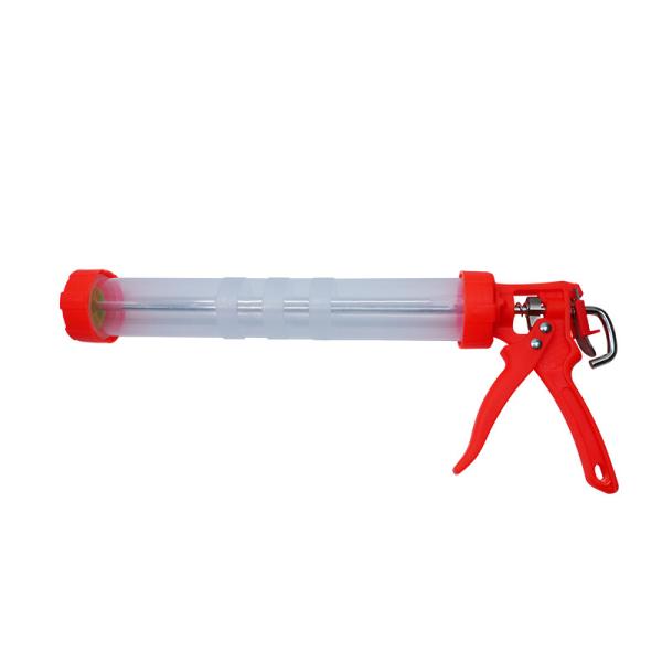 Quality Plunger Type Ratchet Rod MH Sealant Gun For Aluminum Barrel Caulking Gun And Pu for sale