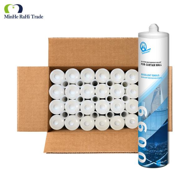 Quality Transportation MH6600 Caulk Sealant Clear Silicone Sealant For Mildew Resistant for sale