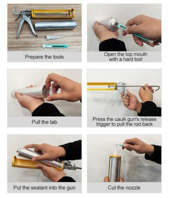 China MH881 Gray One Component Polyurethane Sealant Resistant to Petrol and Oil for Windshield of Automobiles for sale