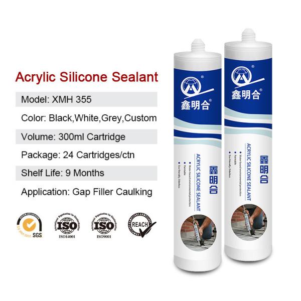 Quality MH355 Acrylic Sealant Floor Adhesion Gold Ceramics Tile Rtv Silicone Rubber for sale