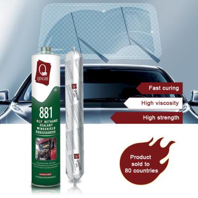China Polyurethane MH881 PU Sealant 310ml Cartridge for Automotive Glass Adhesive Primer-less High Viscosity without Primer for sale