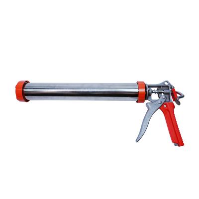 China 15 Inch High Thrust ABS MH Sealant Gun Aluminium Sausage Tube Manual Handle Caulking Gun for Glass Ware Installation for sale