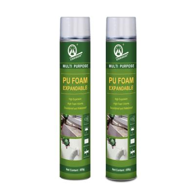 China 750ml One Component Polyurethane Foam Spray for Fire Retardant Sealing of Air-conditioning Holes and Gap Filling for sale