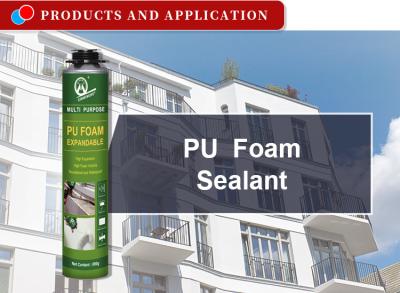 China 750ml MH PU Foam High Density Gap Filling PU Polyurethane Spray Foam Insulation for sale