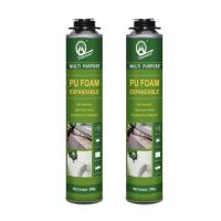 China Bubble 750ml Polyurethane PU Foam Spray Fast Drying One Component Sealant for sale