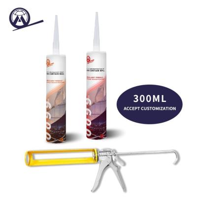 China MH6600 Caulk Sealant 310ml Double Glazing Non Acetic Fire Proof Anti Mold Odorless Clear Glass Silicone Sealant Adhesive for sale