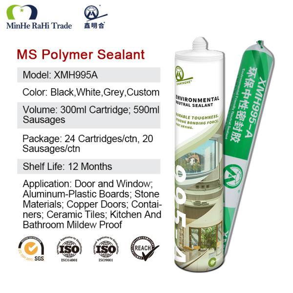 Quality High Adhesion MS Polymer Sealant Waterproof and Compatible Adhesive for sale