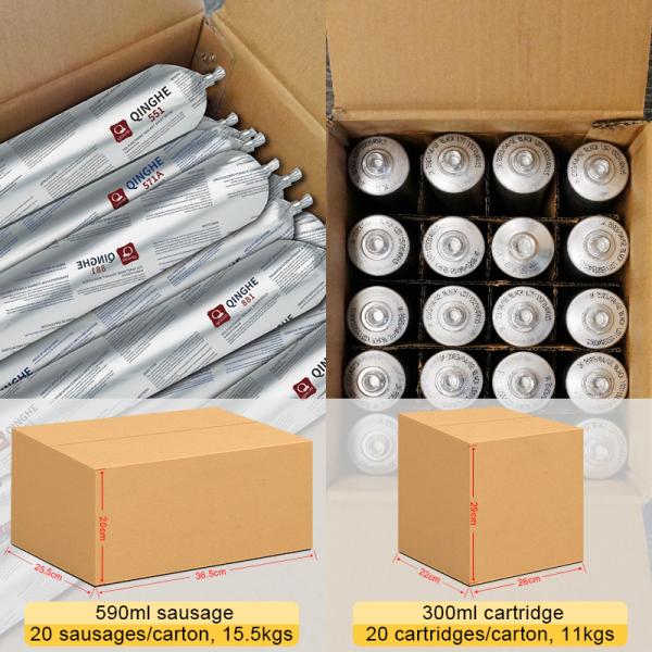 Quality MH571A PU Sealant High Viscosity Fire Rated Polyurethane Adhesive Windshield for sale