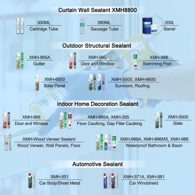 China Classification Other Adhesives MH995 High Temperature Free Sample Anti Leakage Kitchen and Bathroom Waterproof Gap Filler for sale