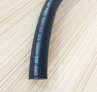 Cina tubo flessibile medico di sabbiatura di identificazione di pollice del tubo flessibile/1/2 del ghiaccio secco di lunghezza OD25mm di 100m in vendita