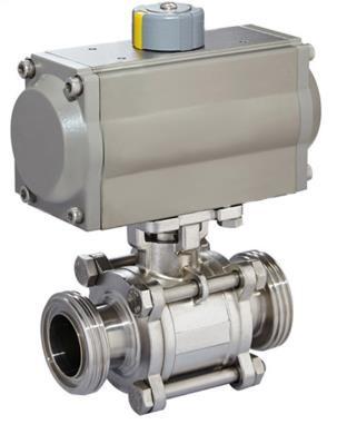 Cina Controllo intelligente delle valvole sanitarie di acciaio inossidabile di SS316L PN6~PN16 in vendita