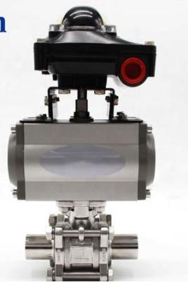 Cina Controllo intelligente delle valvole sanitarie di acciaio inossidabile di SS316L PN6~PN16 in vendita
