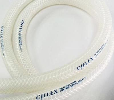Cina La fibra di vetro ha intrecciato 1/4 di tubo del silicone del commestibile della tubatura/OD13.5mm del silicone di identificazione in vendita
