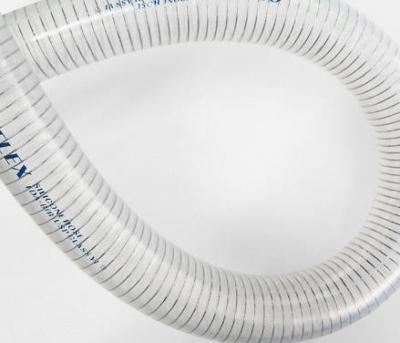 Cina Tubo a 4 pollici del commestibile di 6m/Roll OD112mm della tubatura trasparente termoresistente del silicone in vendita