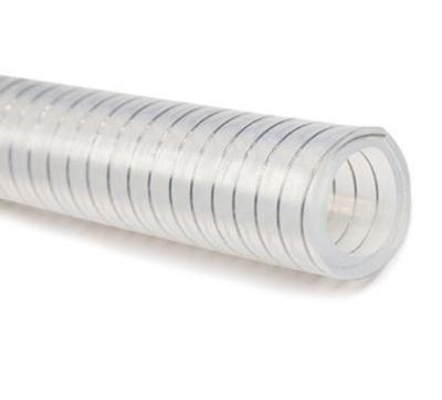 Cina Tubo a 4 pollici del commestibile di 6m/Roll OD112mm della tubatura trasparente termoresistente del silicone in vendita