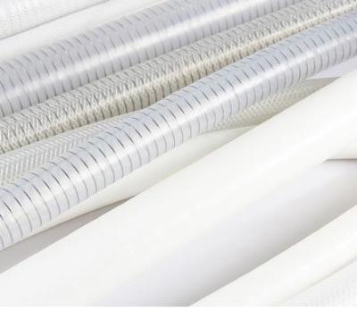 Cina Tubo a 4 pollici del commestibile di 6m/Roll OD112mm della tubatura trasparente termoresistente del silicone in vendita