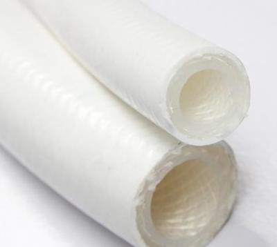 Cina tubatura del silicone di identificazione del tubo flessibile 3/16 del silicone di rinforzo treccia della fibra di poliestere del doppio 50m/Roll in vendita