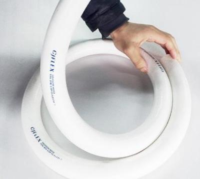 Cina tubatura del silicone di identificazione del tubo flessibile 3/16 del silicone di rinforzo treccia della fibra di poliestere del doppio 50m/Roll in vendita